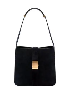 Bottega Veneta 2012-2026 Suede Marie Shoulder Bag - Black