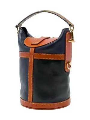 LOUIS VUITTON 2019 Calfskin And Monogram Reverse Duffle Bag Bucket Bag