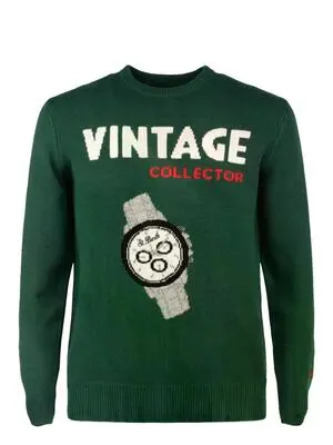 MC2 SAINT BARTH Intarsia-knit Sweater - Green
