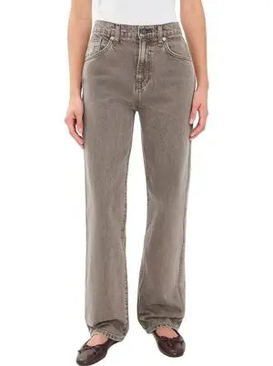 REFORMATION Val 90s Straight Jeans - Morel