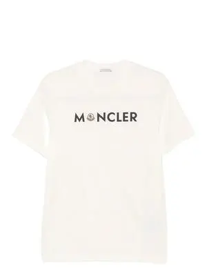 Moncler Logo Cotton T-shirt - Multicolor
