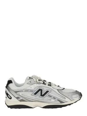NEW BALANCE 204l Synthetic Leather Trainers With Serrated Sole - Silver