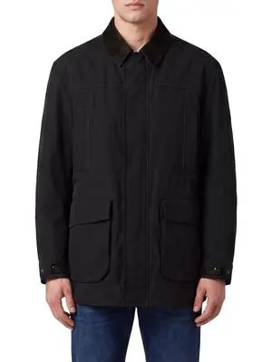 TOM FORD Jacket In Cotton And Viscose Twill With Velvet Collar - Black