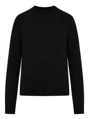Max Mara Max Mara Studio Women Crewneck Cashmere Sweater Black