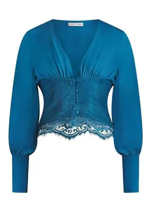 SCARLETT GASQUE Angela Top - Blue
