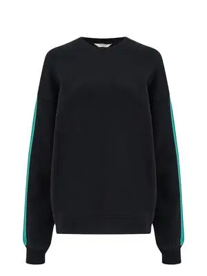SUGARHILL BRIGHTON Magda Sweatshirt Rainbow - Black