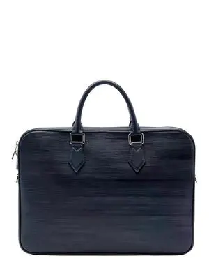 LOUIS VUITTON 2017 Epi Dandy Pm Business Bag - Blue