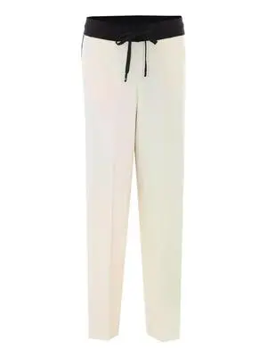 ELISABETTA FRANCHI Logo-patch Side-stripe Trousers