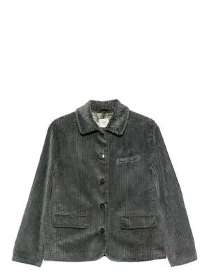 19.61 MILANO Corduroy Button-down Jacket - Grey