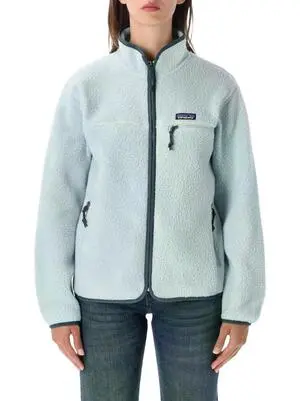 Patagonia Fleece Zip-up Jacket Blue