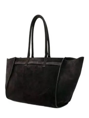 Benedetta Bruzziches Mame Weekend Isuede Buckled Shoulder Bag - Brown