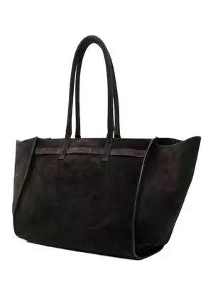 Benedetta Bruzziches Mame Weekend Isuede Buckled Shoulder Bag - Brown