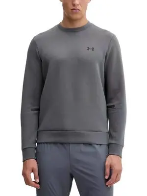 Under Armour Logo-print Crew-neck Sweater - Grey