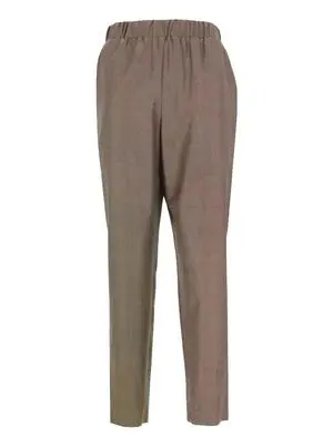 Dusan Elasticated-waistband Carrot-leg Trousers - Neutrals
