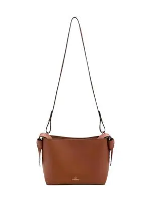 LA PORTEGNA Paulita Leather Shoulder Bag