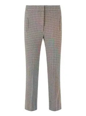 VERONICA BEARD Houndstooth-pattern Trousers