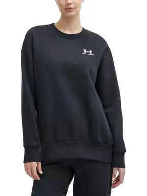 Under Armour Icon Logo-print Sweatshirt - Black