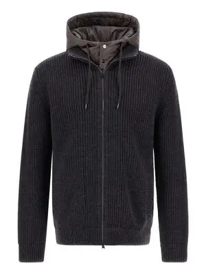 Herno Wool Cardigan - Grey