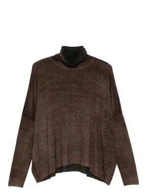 Avant Toi Ultralight Cashmere Turtle-neck Sweater - Brown