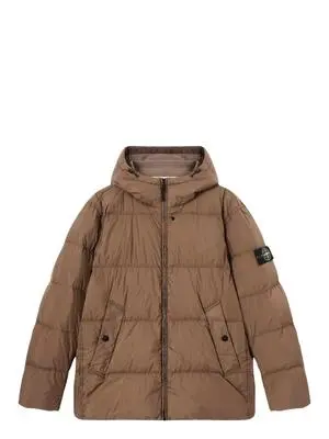Stone Island 4100037 Crinkle Reps Ny Wind-resistant Down - Beige