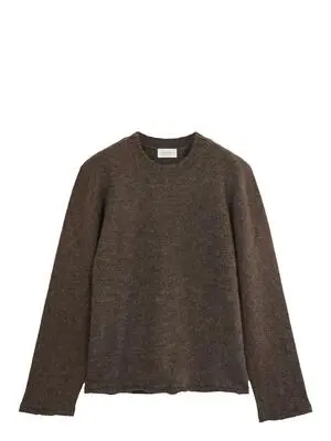 DIANA STUDIO DIANA STUDIO Alpaca Blend Crew Neck With Raw Cut