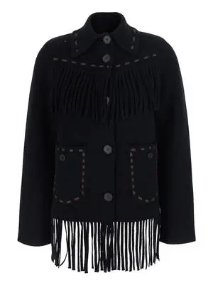 Guest In Residence Cashmere And Wool Western Jacket - Black