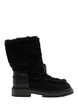 SERGIO ROSSI Leather Boots - Black