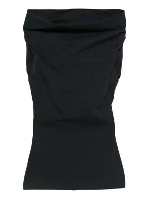 Issey Miyake Issey Miyake Cotton Blend Top By Issey Miyake Blue