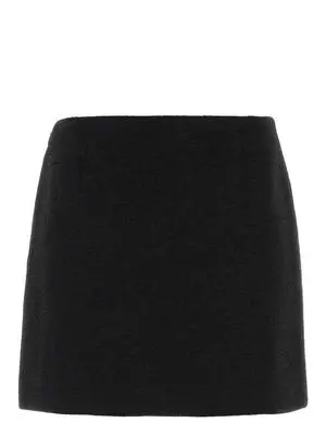 FENDI Fendi Bouclé Wool Mini Skirt