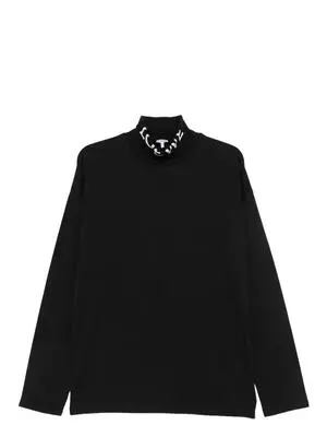 Loewe Cotton Turtle-neck Sweater By - Black