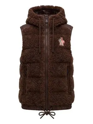 Moncler Down Vest - Brown