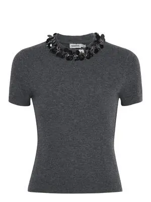 Simkhai Wool-cashmere Sophie Sweater - Grey