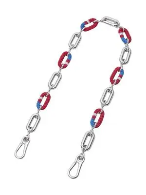 Loewe Woven Chain Bag Strap - Silver