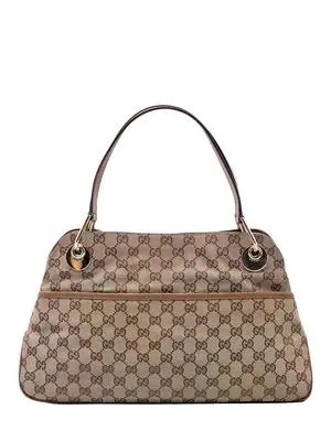 Gucci 2000-2015 Gg Canvas Eclipse Shoulder Bag - Neutrals
