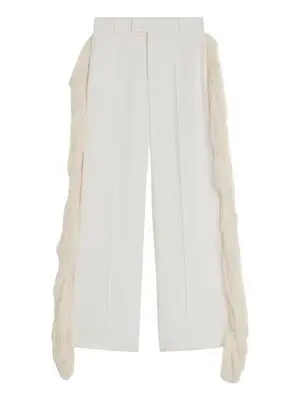 Phoebe Philo Belt Loop Casual Pants - Vanilla