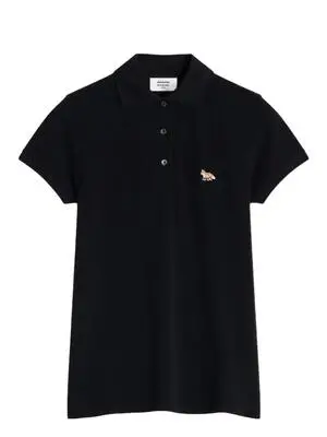 Maison Kitsuné Baby Fox Regular Polo - Black
