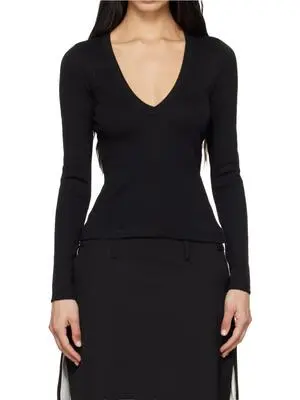 FLORE FLORE Dewi Long-sleeve T-shirt - Black