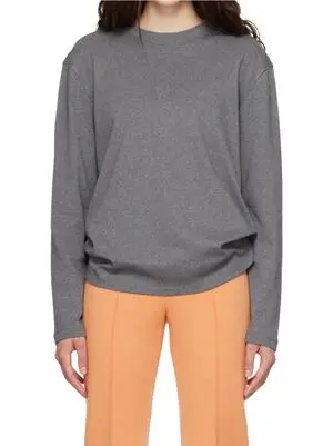 FLORE FLORE Maggie Long-Sleeve T-Shirt Grey
