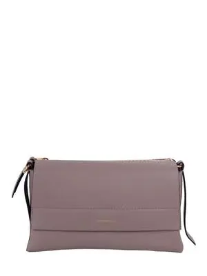 COCCINELLE Boheme Grana Double Small Shoulder Bag - Gray