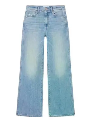 MOTHER Faded Wide-leg Jeans