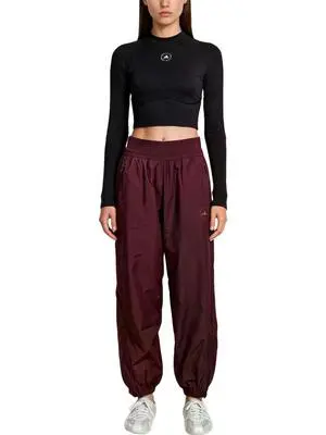 Adidas By Stella McCartney Elasticated-cuff Track Pants - Purple