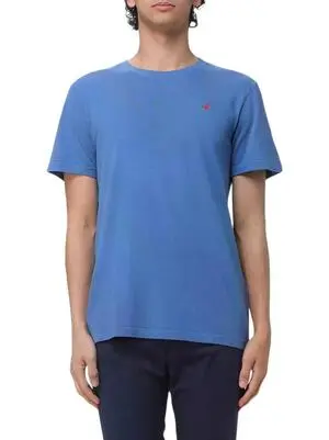 BROOKSFIELD Logo-embroidered T-shirt - Blue