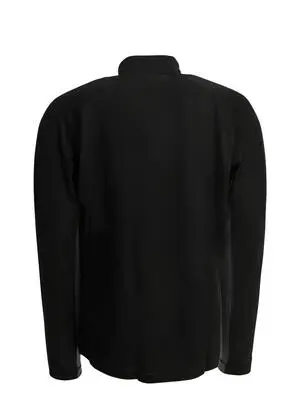 MONTBELL Plus Action Merino Wool Zip-up Sweater - Black