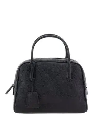 NOTHING WRITTEN Kate Leather Tote Bag - Black