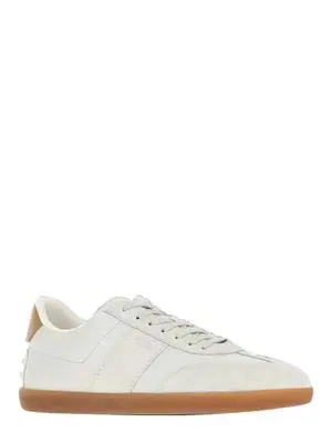 TOD'S Leather-panelled Lace-up Sneakers