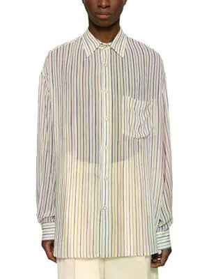 CMMN SWDN Kai Striped Shirt - Neutrals