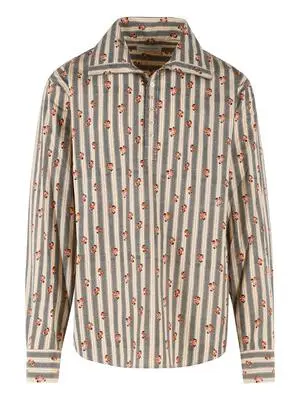Dries Van Noten Cedon' Beige Cotton Shirt - Cream