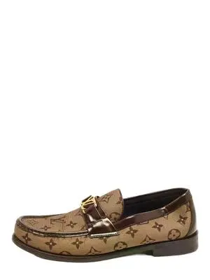 LOUIS VUITTON Major Monogram Canvas Loafers - Neutrals