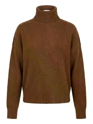 NICHOLAS Drop-shoulders Sweater - Brown