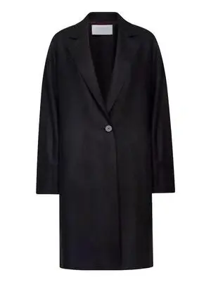 HARRIS WHARF LONDON Single-breasted Wool-blend Coat